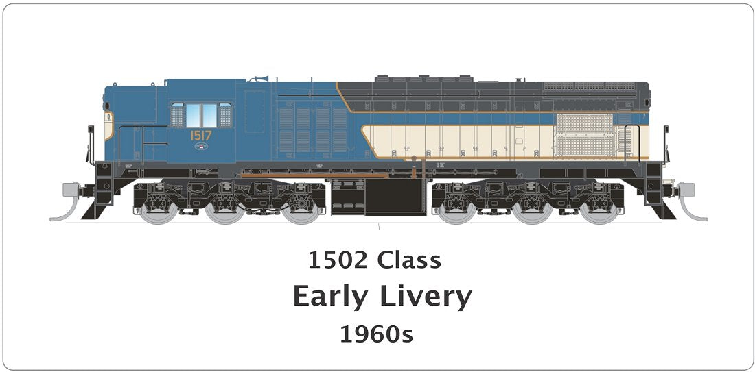 1502 Class, Early Livery, 1960s – SDSModels