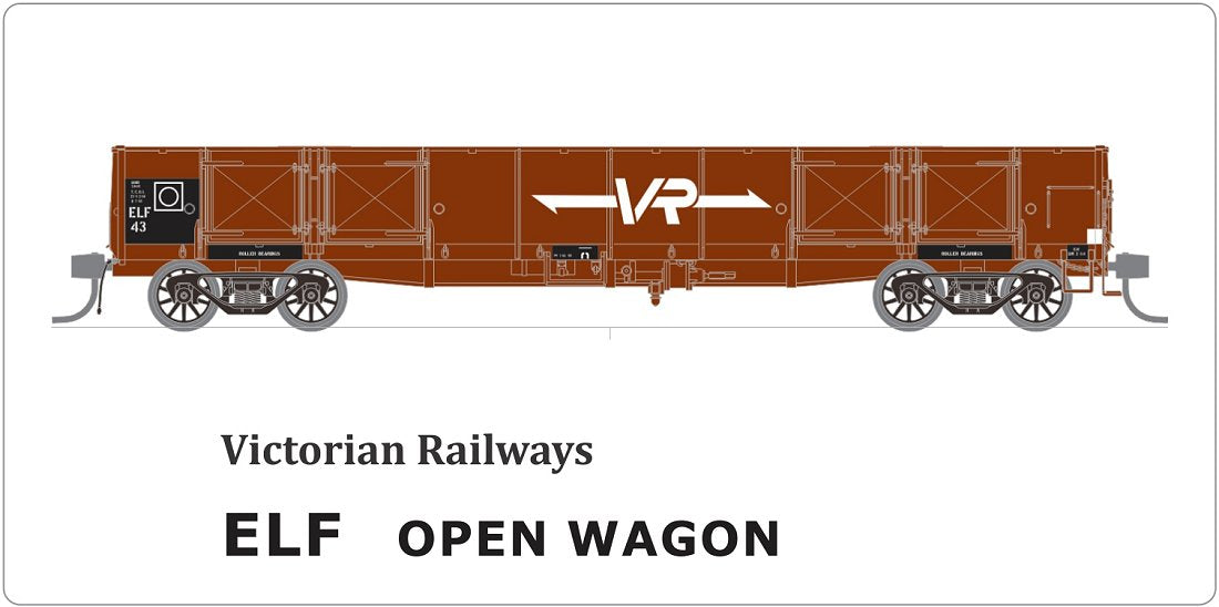 VR ELF, ELX, ESX Open Wagons – SDSModels