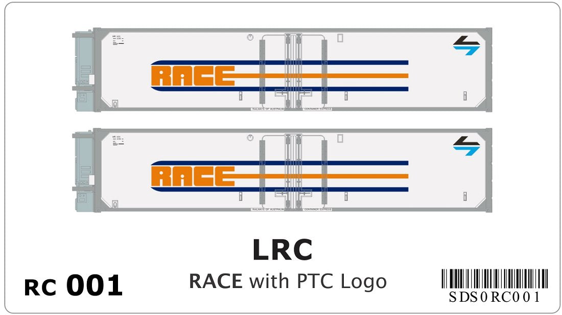 LRC 40' Refrigerated, RACE with PTC logo – SDSModels