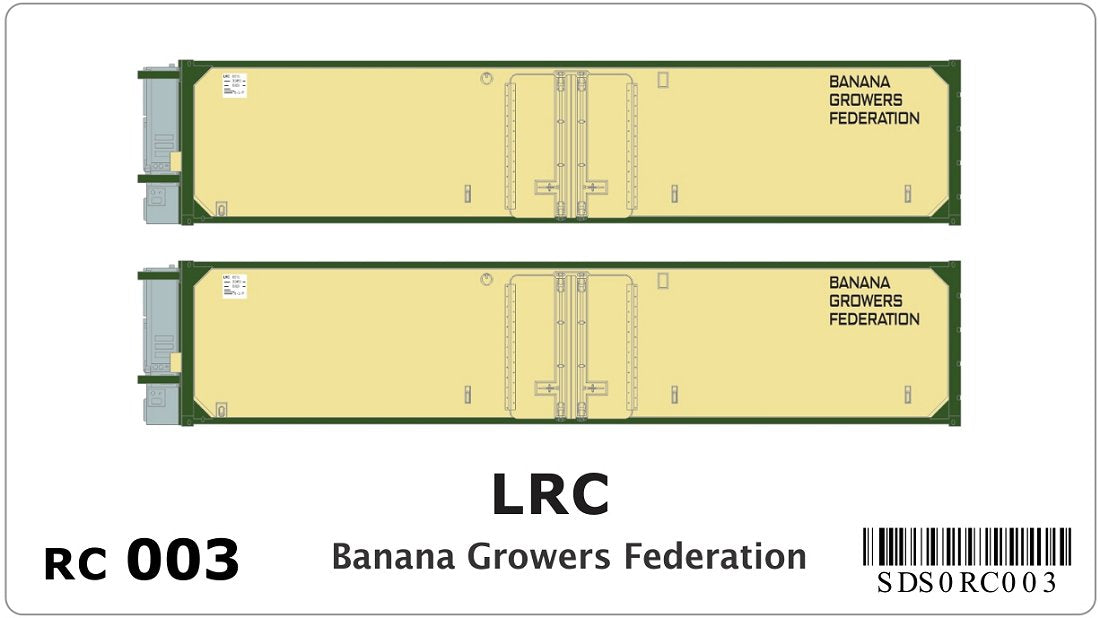 LRC 40' Refrigerated, Banana Growers Federation – SDSModels