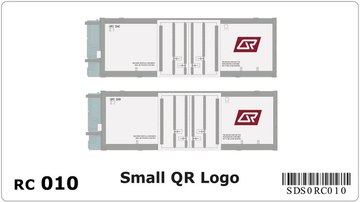QRC 25' Refrigerated, QR logo-modern – SDSModels
