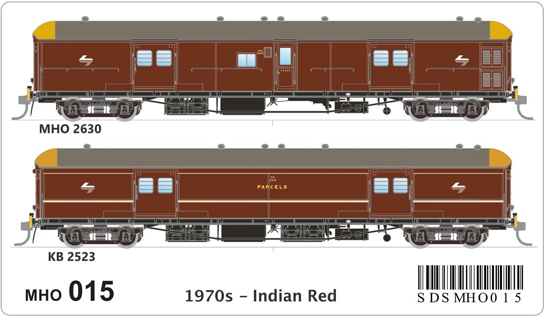 MHO / KB 1970s, Indian Red (twin pack) – SDSModels