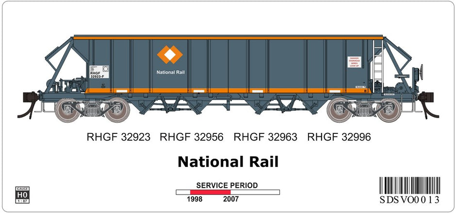 NR / PN RHGF Aggregate Wagons – SDSModels