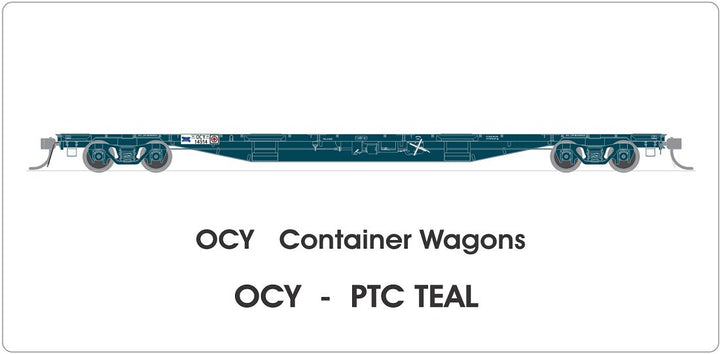 OCY, NQOY, RQBY Container Flat Wagons – SDSModels